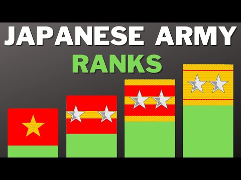 WWII - Japanese Army Ranks Explained