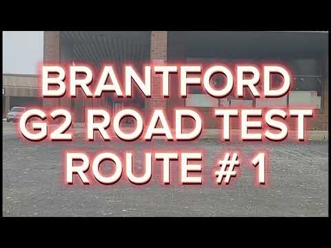 Brantford G2 Road Test Route # 1 | Mock Test
