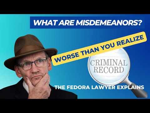 What are misdemeanor crimes?