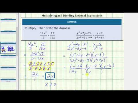 Multiply Rational Expressions and Give the Domain | Math Help from ...