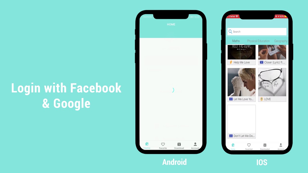 E-Learning Android, IOS App Version 2