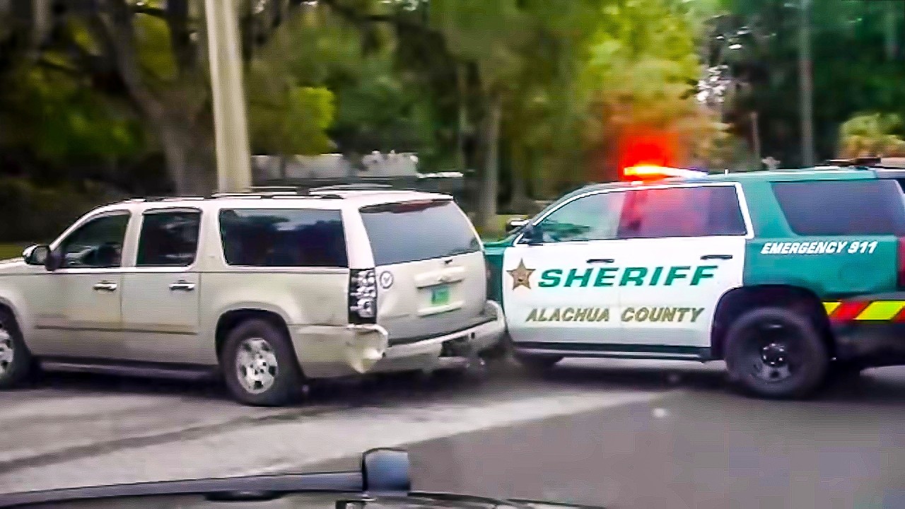 Wild Police Chase: Drunk Driver Hits 100mph, Dodges Multiple PITs