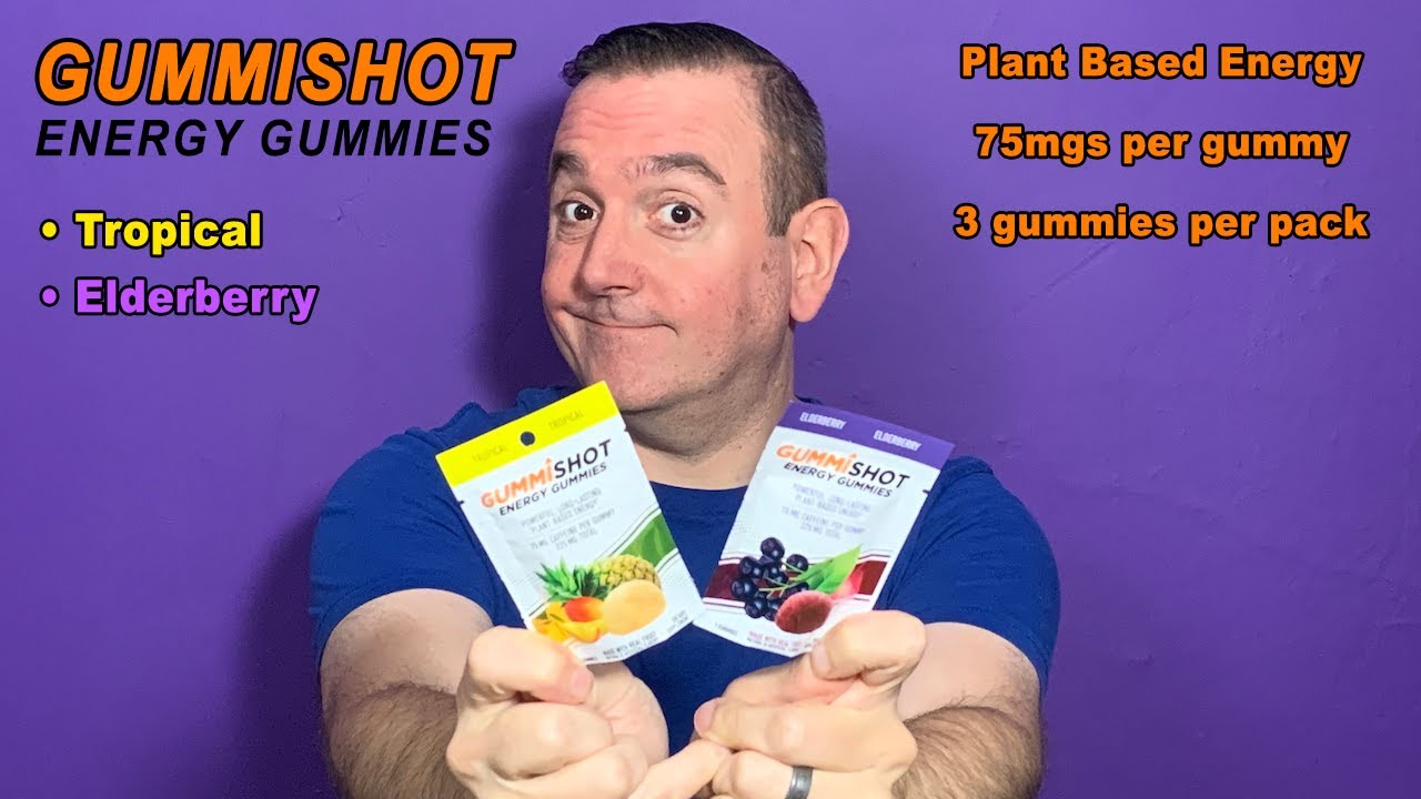 GUMMISHOT Energy Gummies Product Review; How much caffeine in each gummy?
