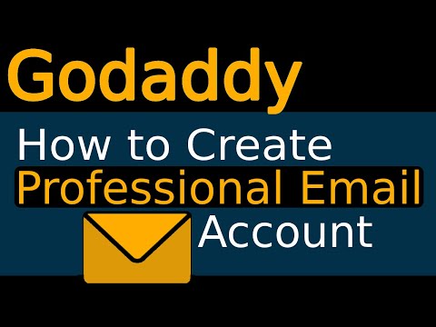 How to create professional email account in godaddy 2025