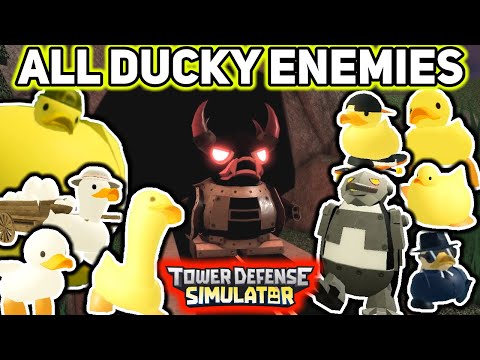 All Duck Hunt Enemies - Tower Defense Simulator