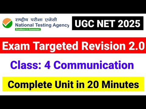 💥Class 4 Revision Series 2.0 | Complete Communication UGC NET Paper 1 | UGC NET 2025| UGC NET MENTOR