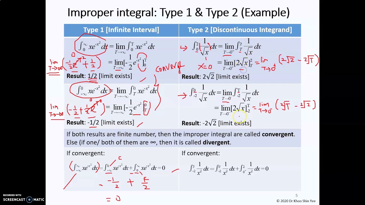 Week 9  Part 7  Improper Integral