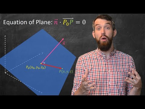 Equations of Planes: Vector & Component Forms | Multivariable Calculus