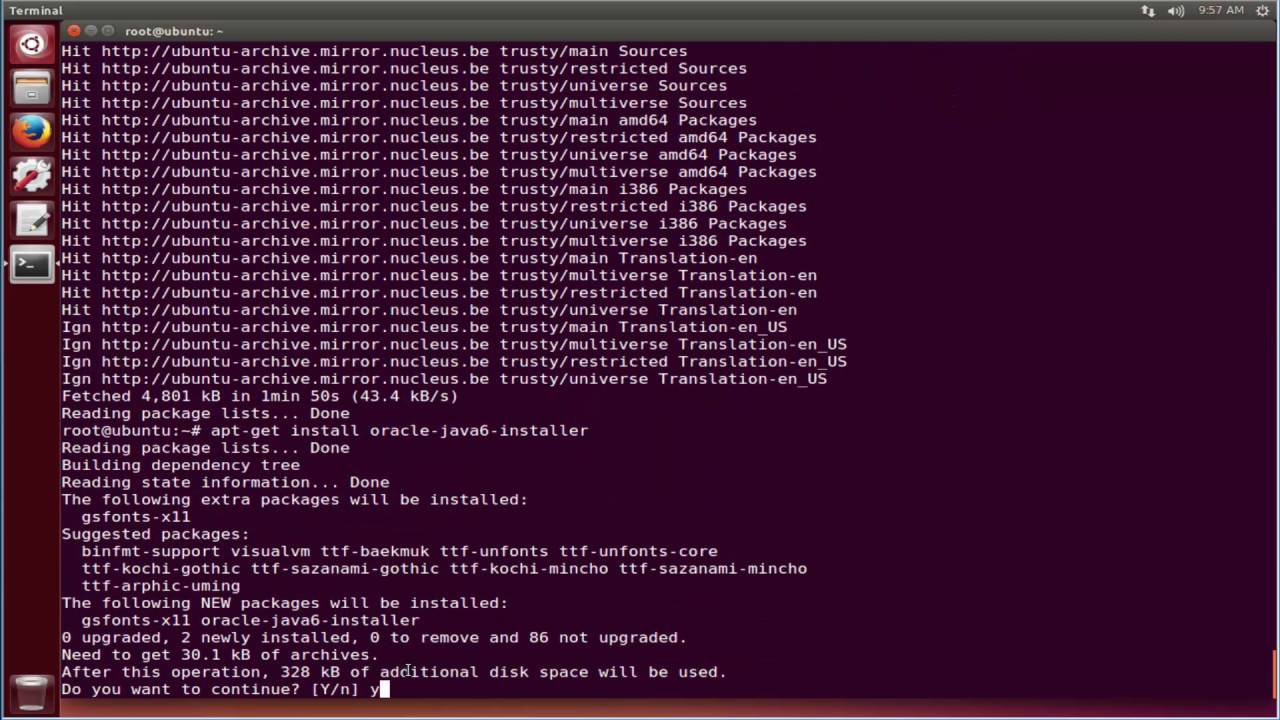 Installing Oracle Java/JDK 6 on Linux