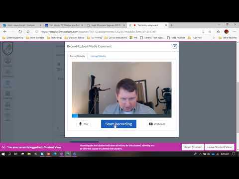 Complete Modules and Assignment Types in Canvas for Students
