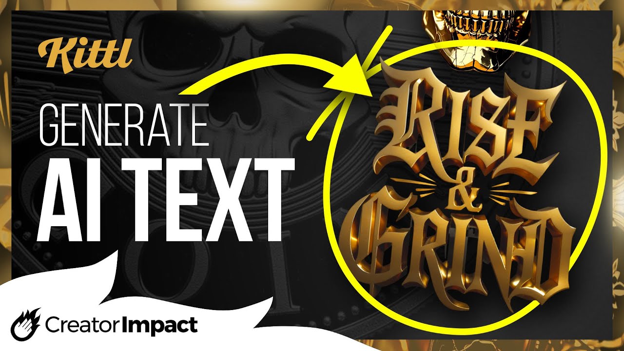 NEW! Powerful AI Text Generator in Kittl! (Powered by Ideogram AI)