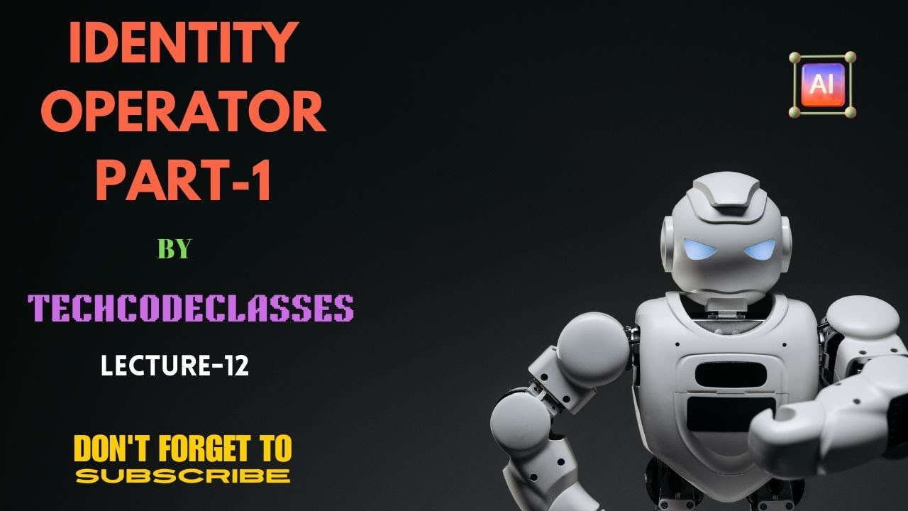 Identity Operator In Python Part -1#pythonlearning #programminglanguage #programming #coding