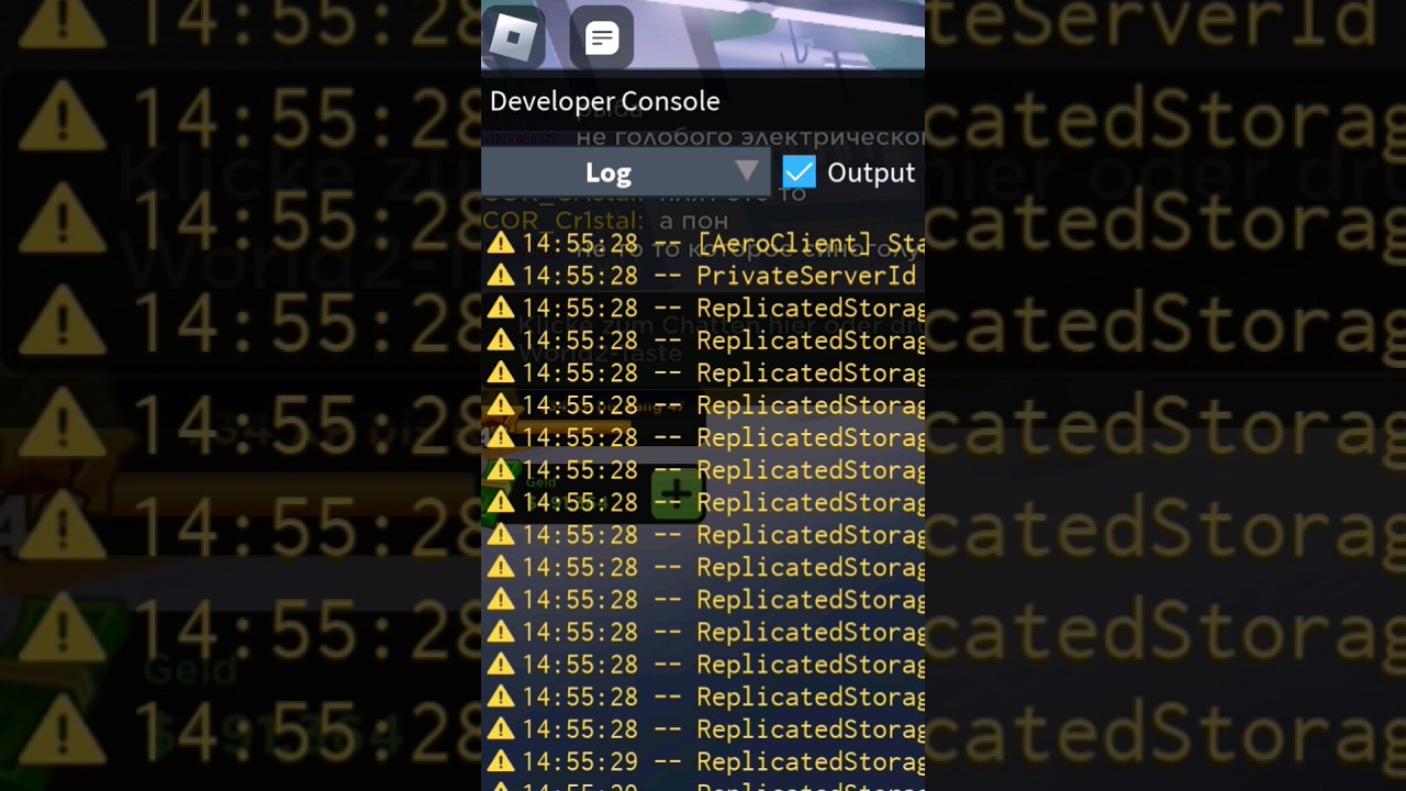 with this command you can see the console of every game | Gamer421 #short #roblox