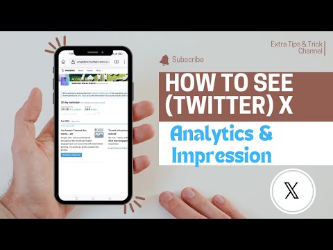 How to view (Twitter) X analytics & Impression On Mobile 📲
