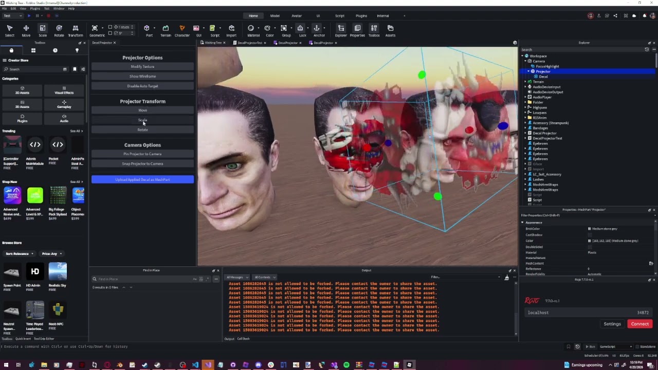 Decal Projector Plugin