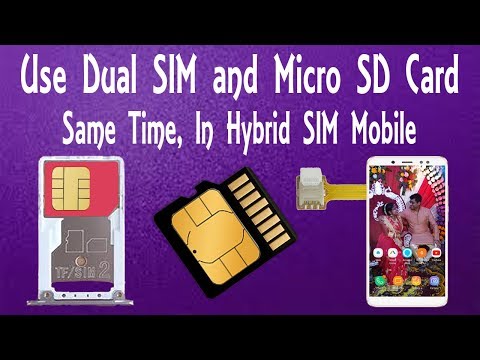 Dual SIM and Micro SD Card Same Time in Hybrid SIM Mobile - Part2 👌👌