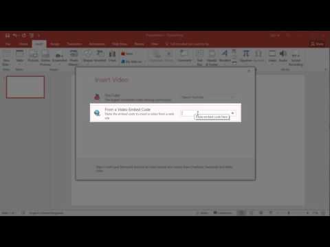 Visual Digital Presentation - Embedding YouTube videos in PowerPoint with autoplay
