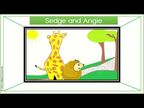 Soft g sound - Meet Sedge, the Hedgehog, and Angie, the Giraffe!