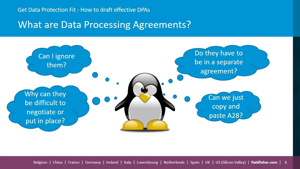 How to implement effective data processing agreements