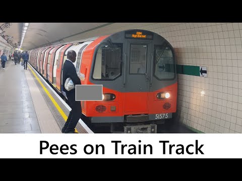 Starmerland: uncouth man piddles on electrified railway track in London ...