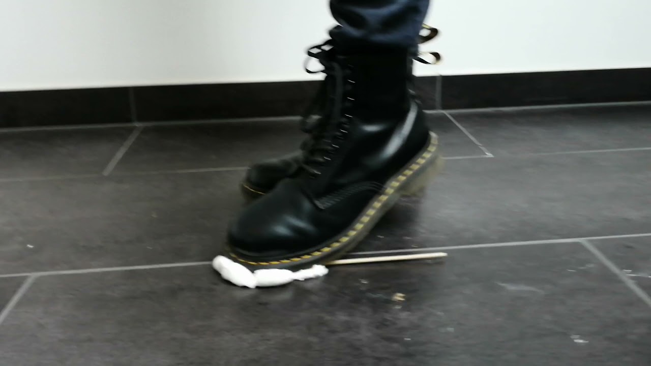 Doc Martens trample sticky marshmallow