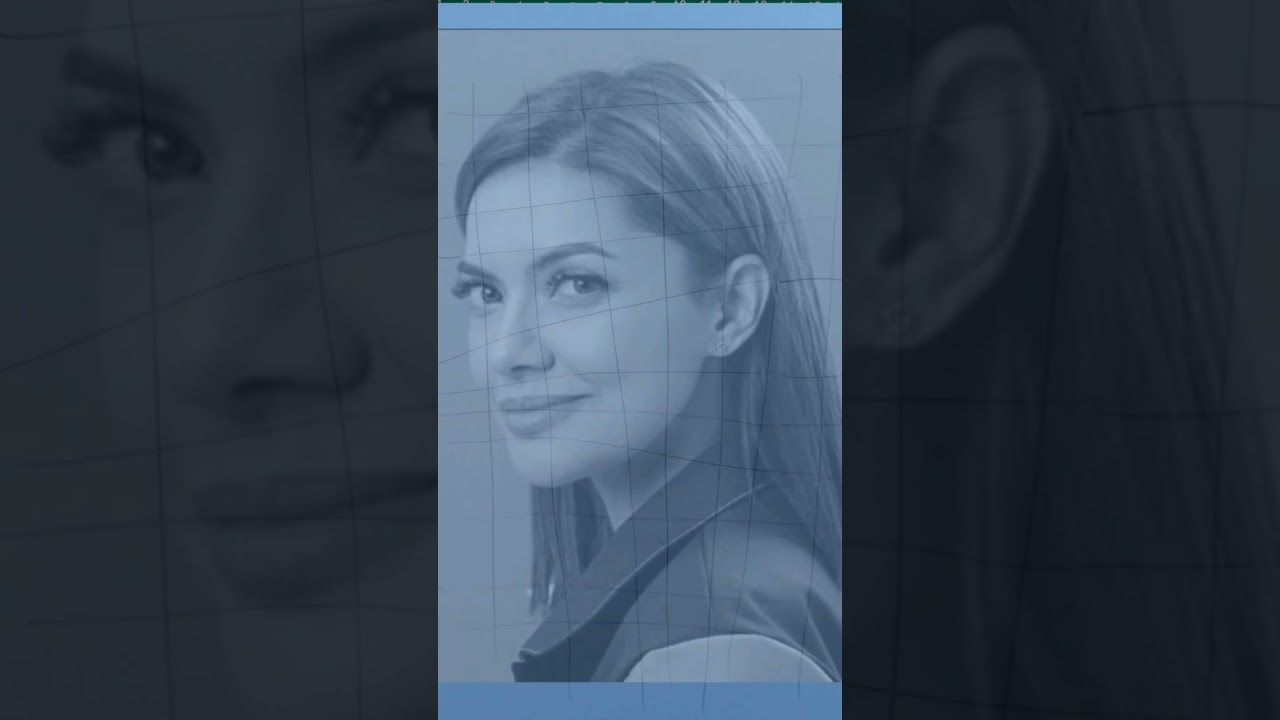 How to draw a face so it looks like the original photo