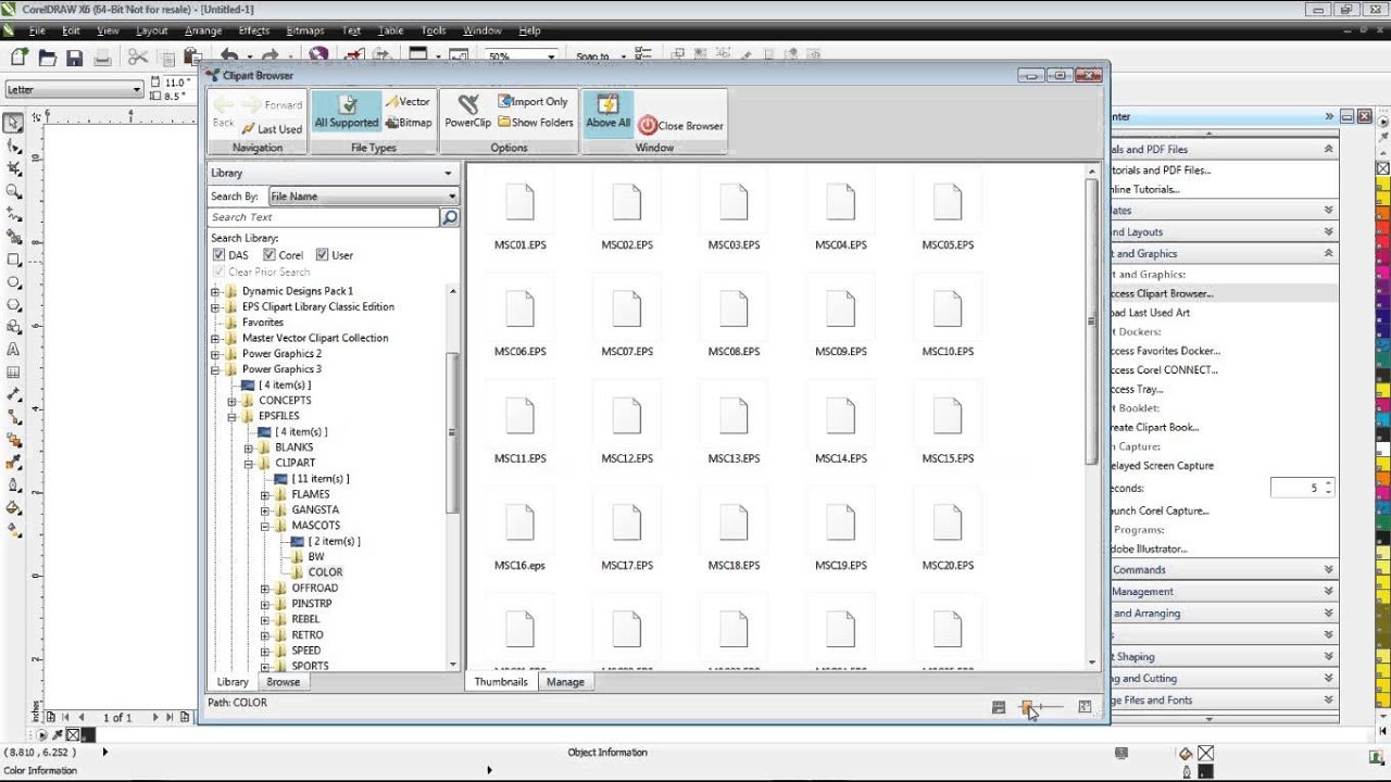 Smart Designer Pro: Clipart Browser