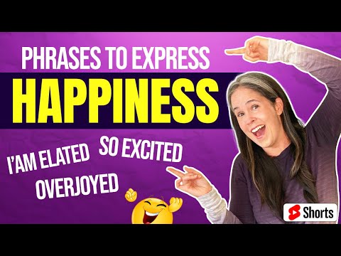 How to Express JOY in American English | English Phrases