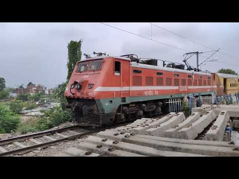 Power and Precision: Witness the WAP 1 Electric Locomotive in Motion!