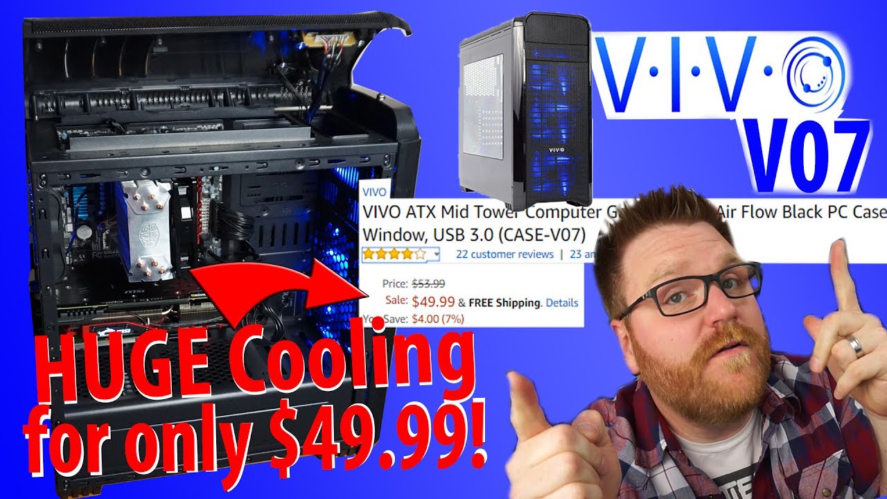 Vivo V07 Gaming Air Flow PC Case Review - It's Got Everything!