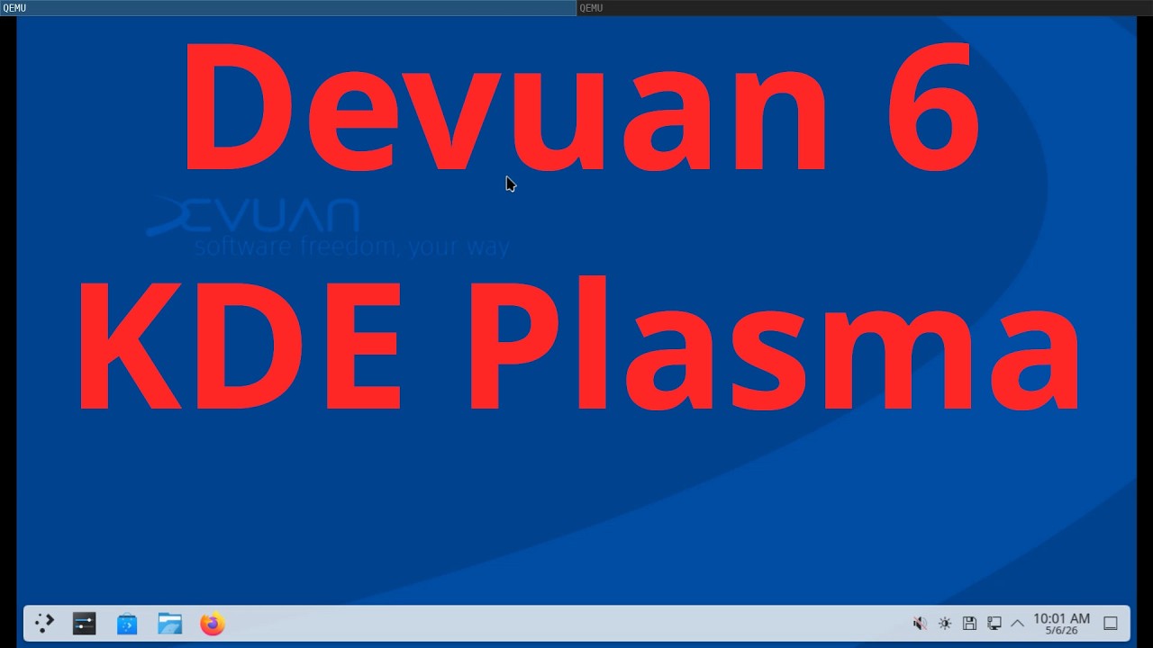 2026 Install Devuan GNU/Linux KDE Plasma with SysVinit (nosystemd)