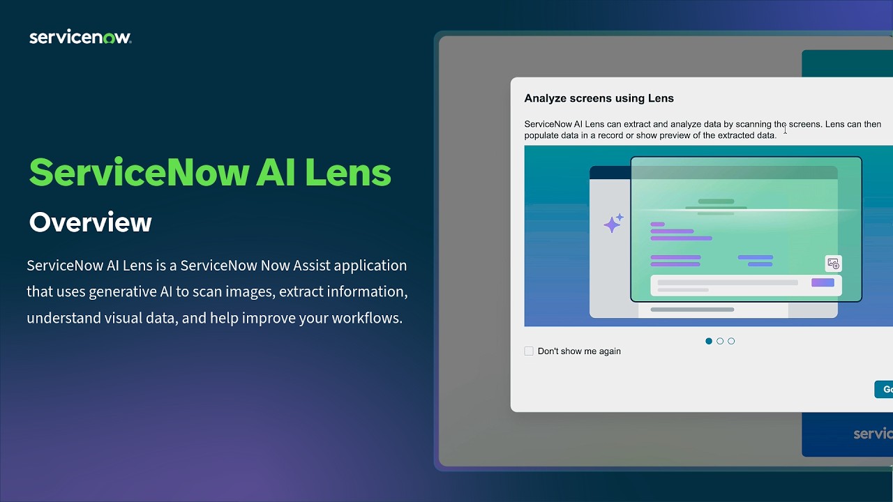 ServiceNow AI Lens | Overview