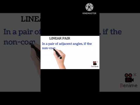LINEAR PAIR / DEFINITION / #cbse #maths #biharboard