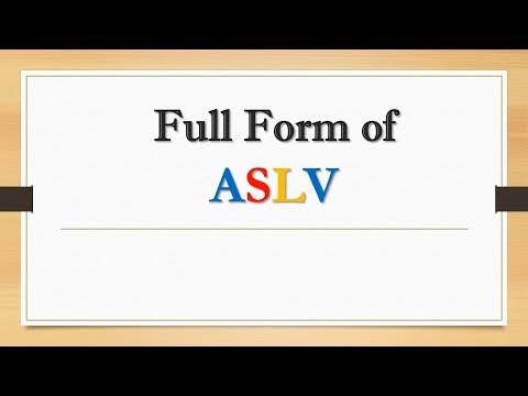 Full Form of ASLV || Did You Know?
