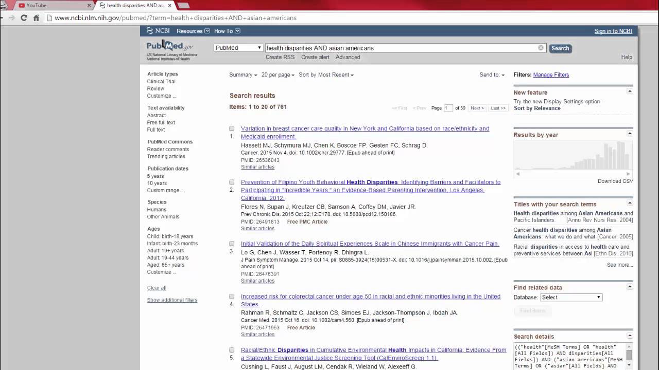 Using Databases to Search for Articles