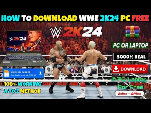 How To Download WWE 2K24 On PC For Free | WWE 2K24 Download PC Free