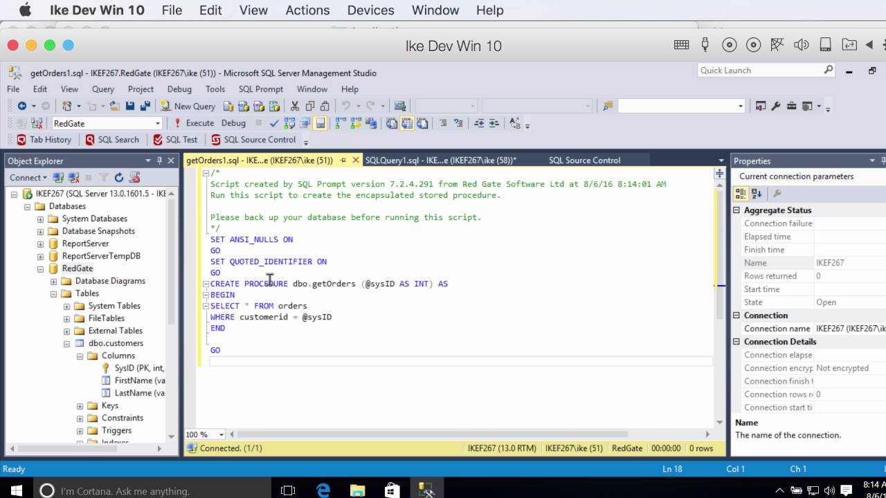 RedGate SQL Prompt - Refactor Stored Procedures