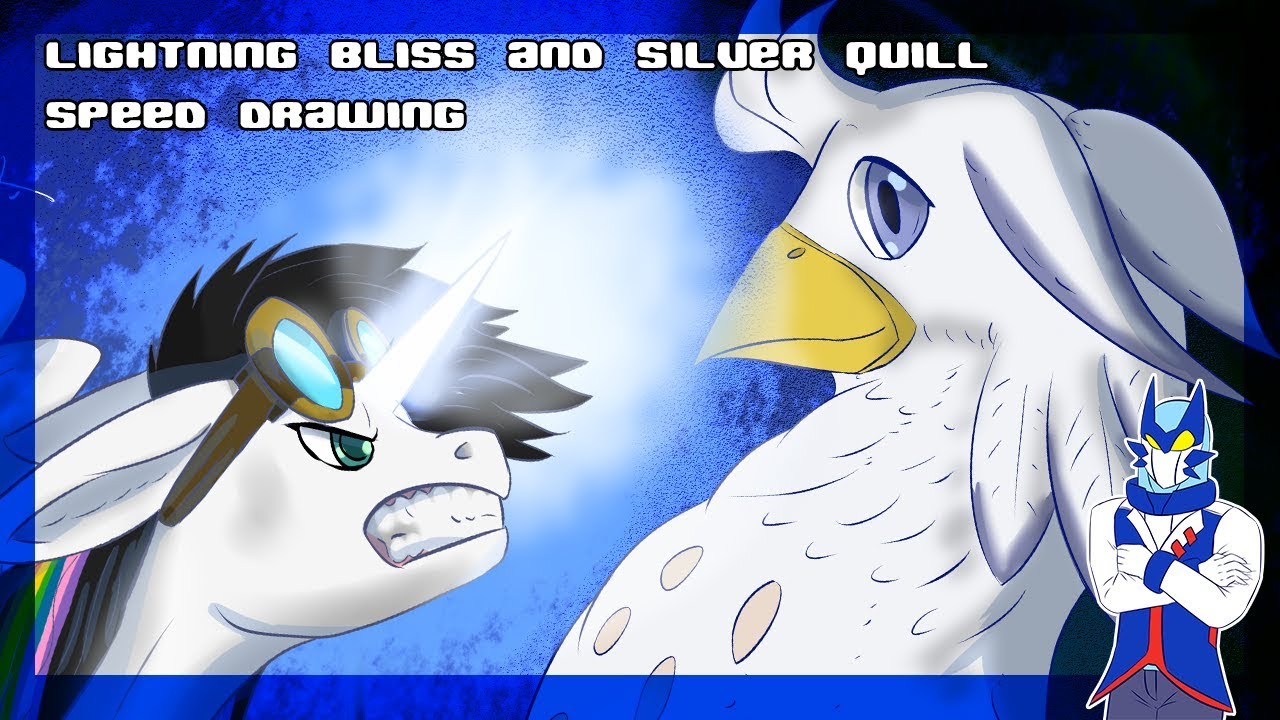 LIGHTNING BLISS AND SILVER QUILL SPEED DRAWING