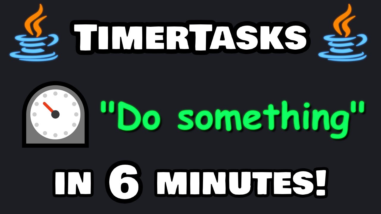 Learn Java timertasks in 6 minutes! ⏲️