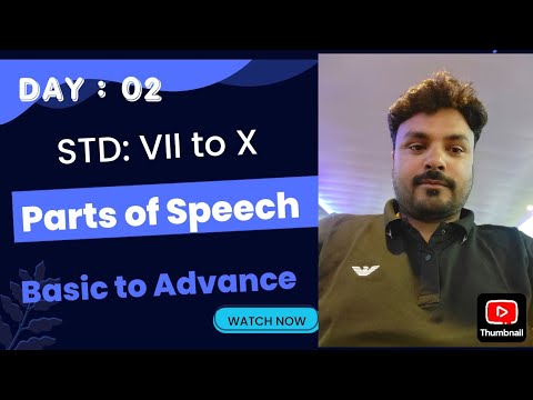 #DAY : 02 || The 8 Parts of Speech Explained with EASY Examples