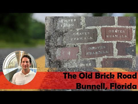 The Old Brick Road | Bunnell, Florida | Part of the Dixie Highway | Forgotten Lane