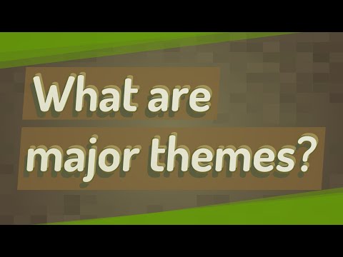 What are major themes?