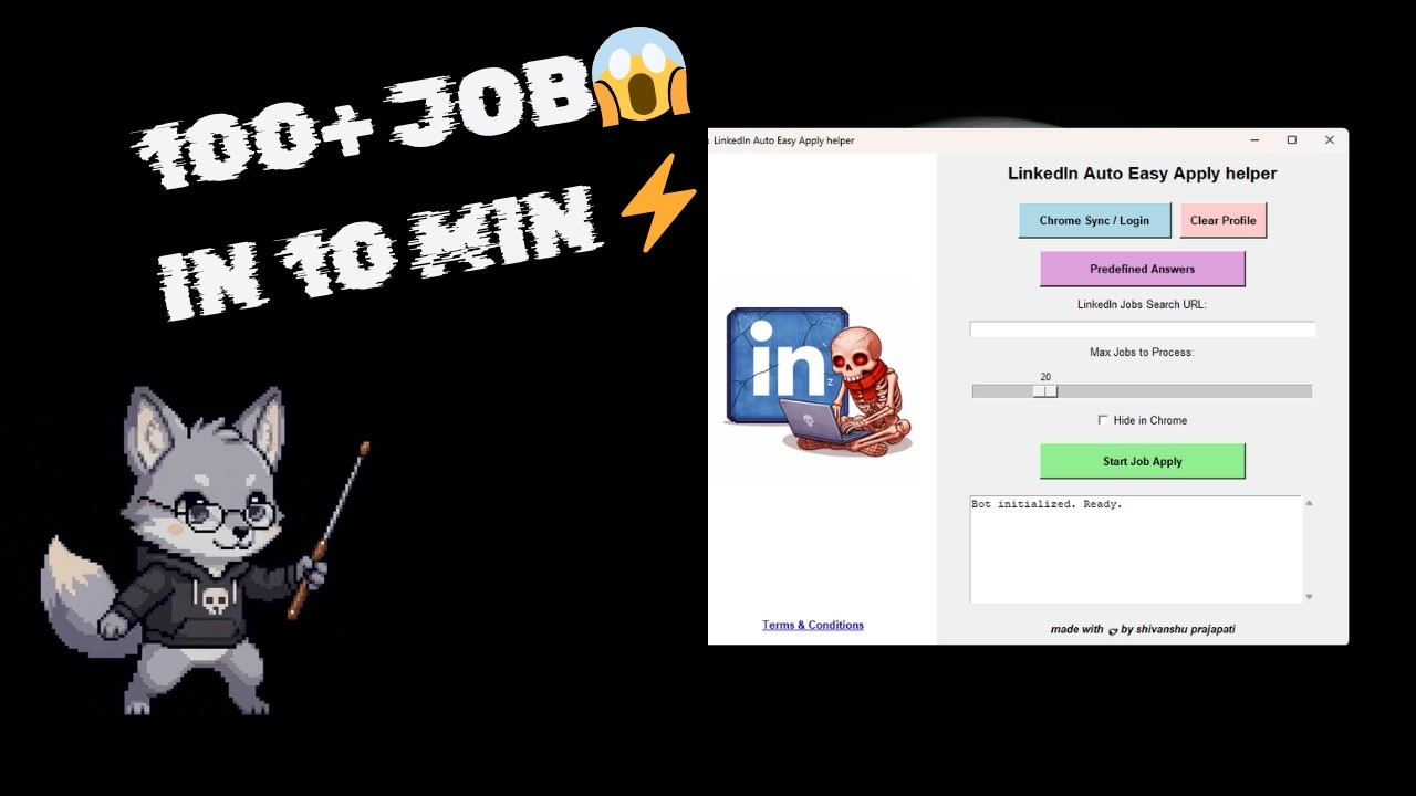 I Applied to 100+ Jobs in 10 Minutes 😳 | LinkedIn Auto Apply Tool (2026)