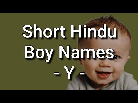 25 Short Hindu Boy Names and Meanings, Starting With Y