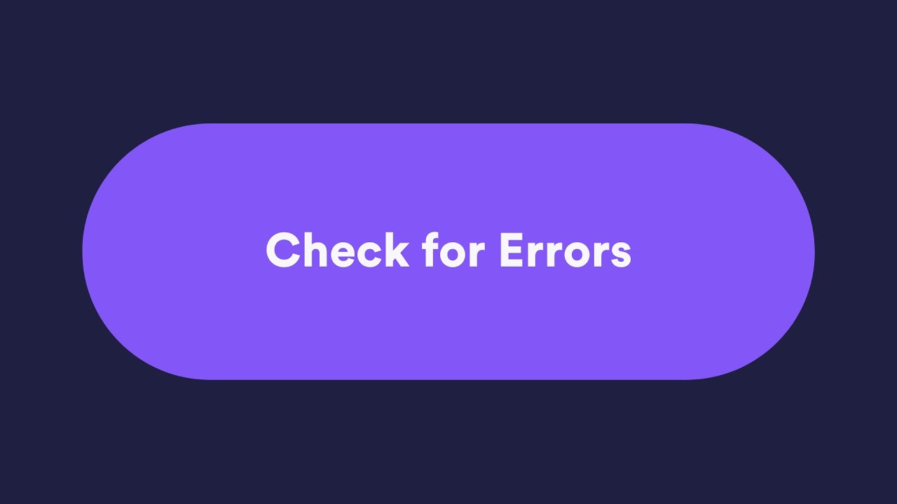 Check Your Documents for Errors