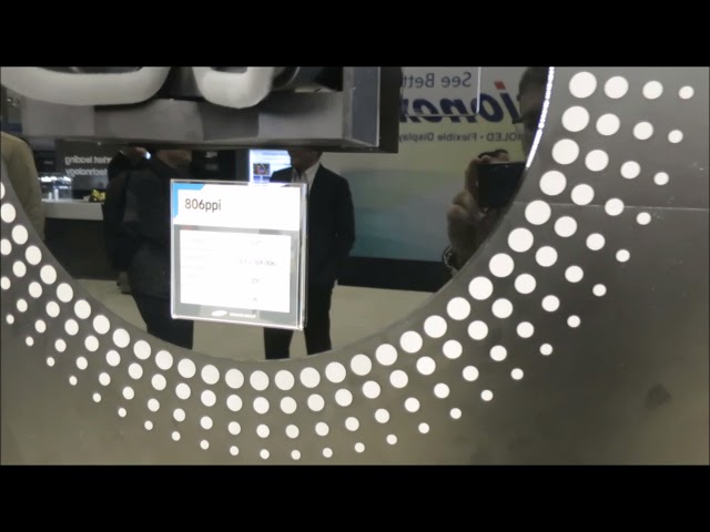 LG showcases the VR OLED display with 1440ppi, developed in ...