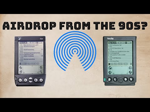 Palm OS beaming demonstration