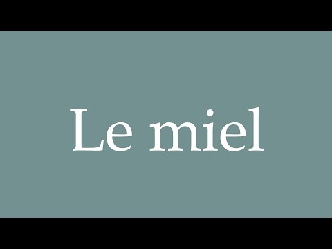 How to Pronounce ''Le miel'' (The honey) Correctly in French