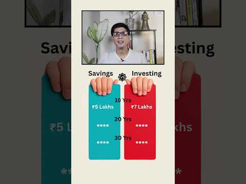 100 Rs DAILY Savings Vs Investing #savings #investing #mutualfunds
