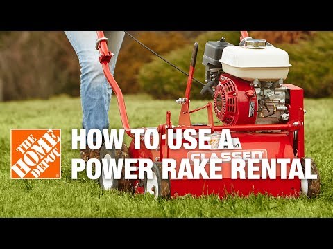 How to Use a Classen Power Rake Rental